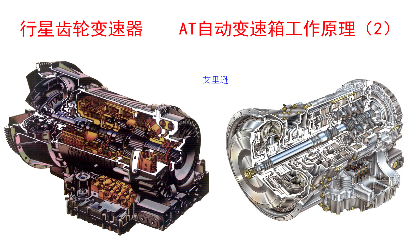 AT自动变速箱工作原理(2),行星齿轮变速器工作原理,行星齿轮机构工作...