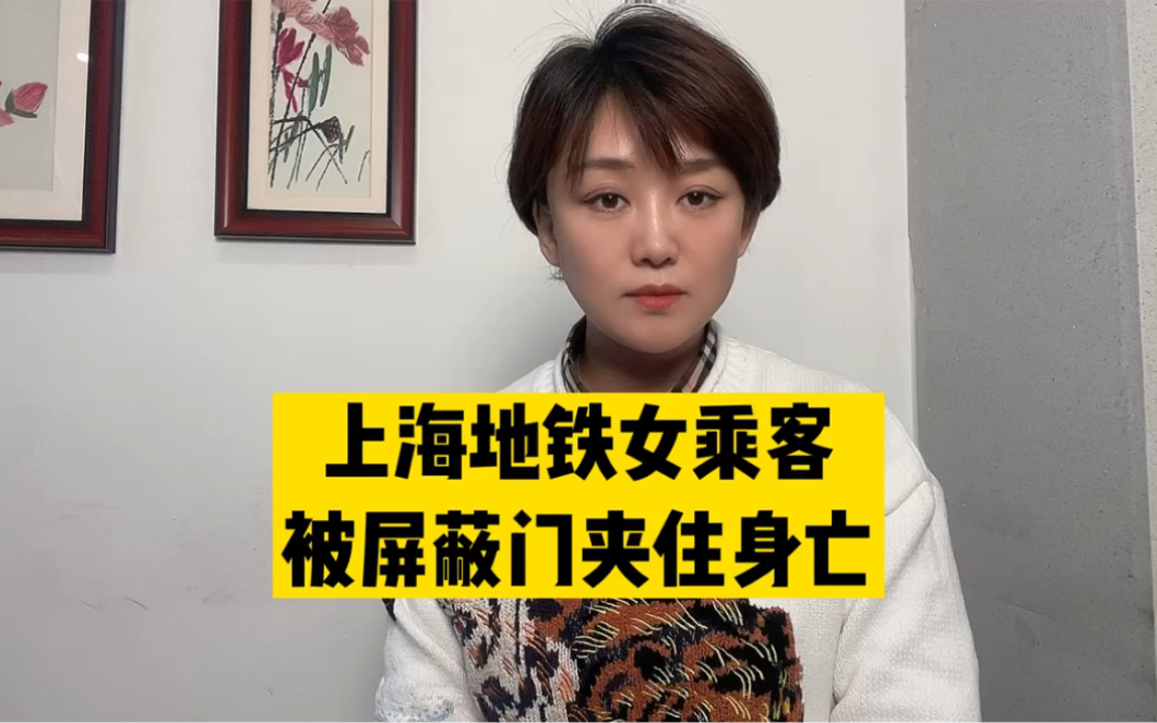 上海地铁女乘客被屏蔽门夹住身亡 到底是概率性的机械故障,还是操作...