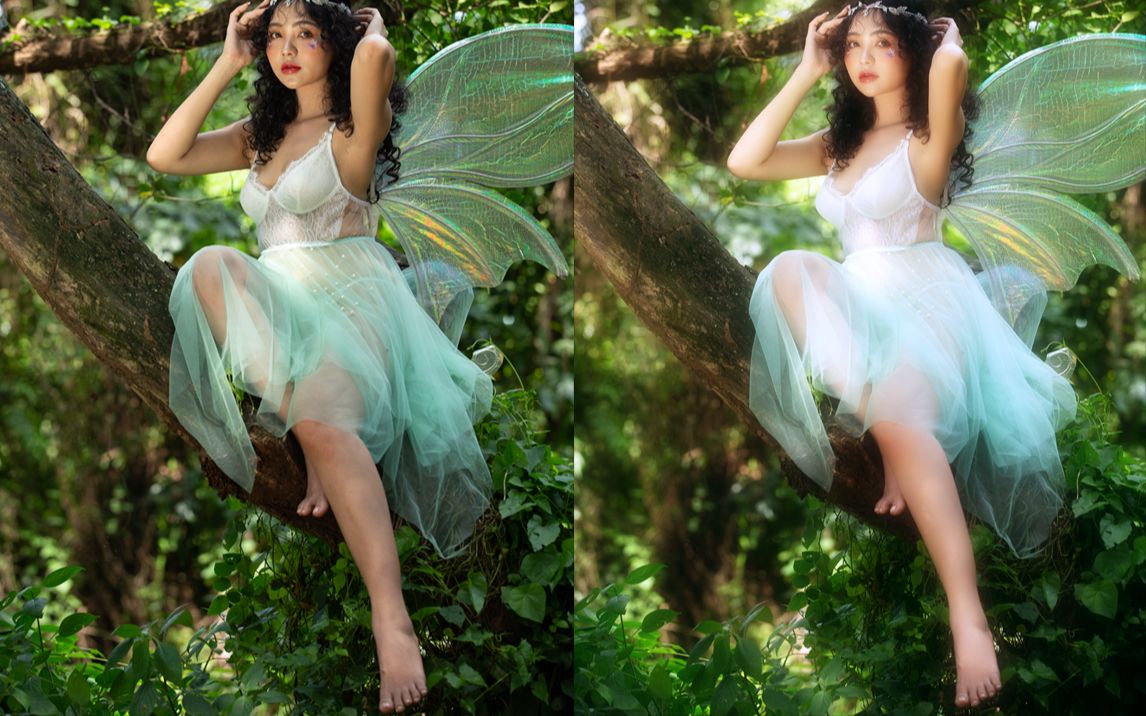 【PS教程】森系唯美写真