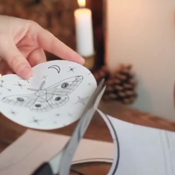 一分钟轻松学会把图案复制到绣布上[爱慕][爱慕]