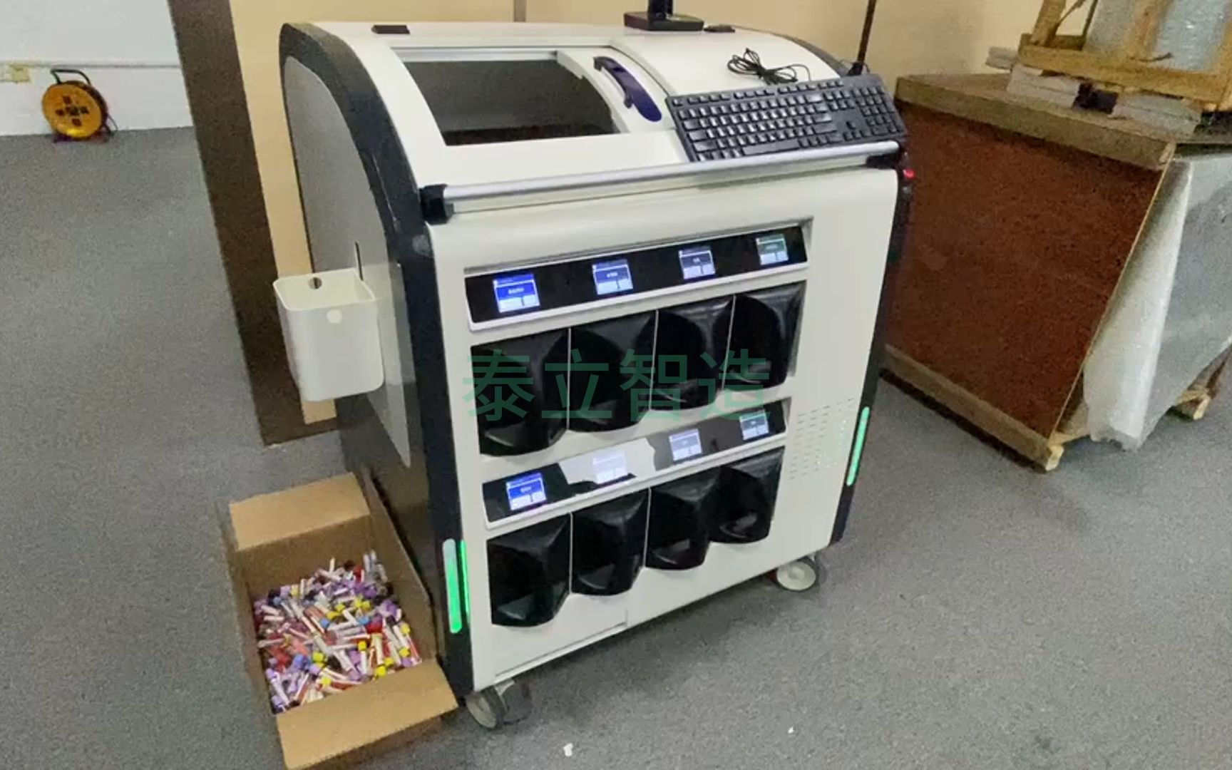 采血管分拣样机视频
