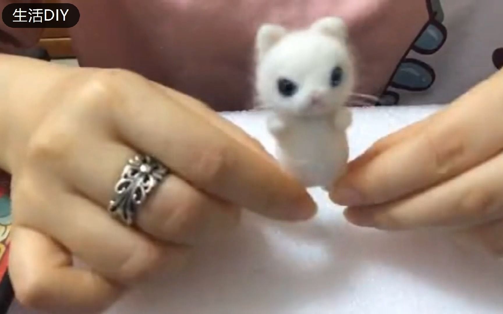 羊毛毡小猫制作教程(重点教学——头、身体、四肢和尾巴的教程)