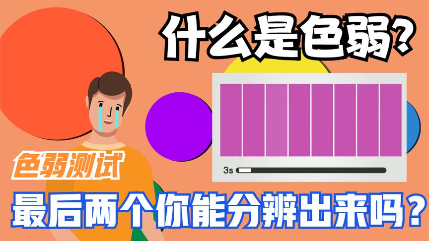 大部分人分辨不出的色弱测试,你行吗? ---了解什么是色弱