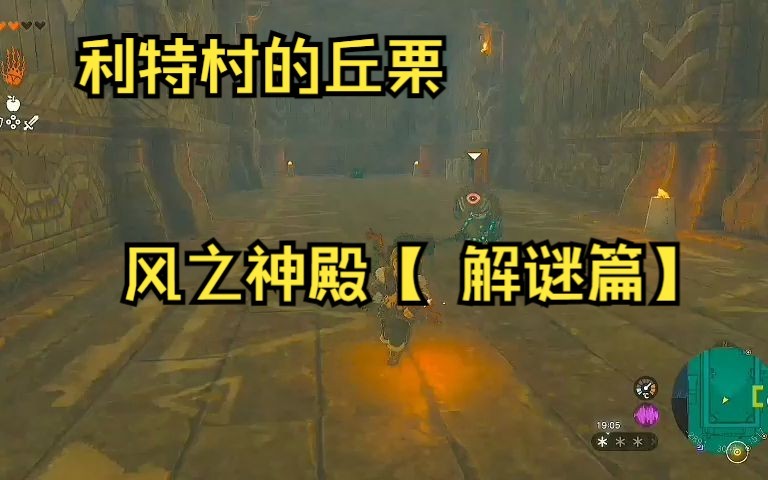 利特村的丘栗【 解谜篇】 风之神殿攻略 (塞尔达传说王国之泪) 雕小哥_...