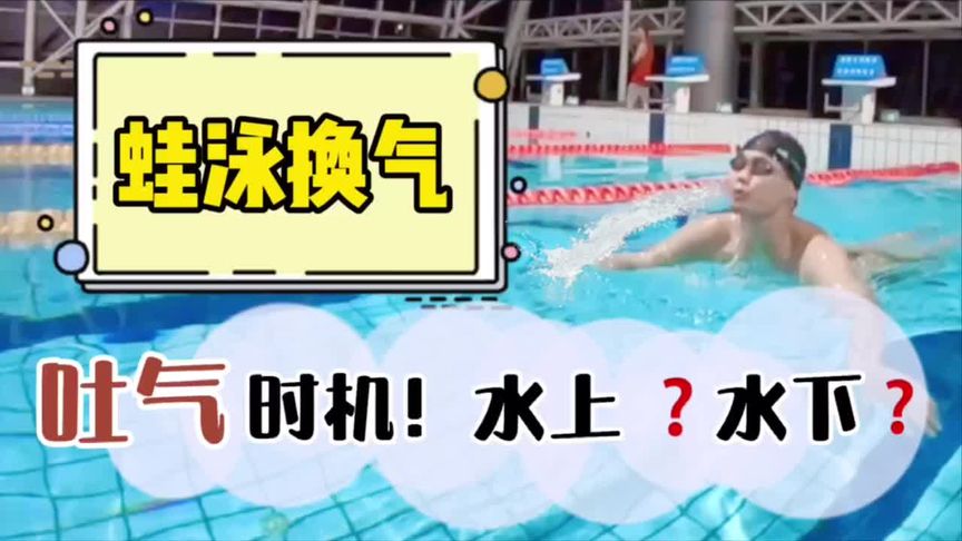 蛙泳换气吐气时机!清北小哥带你掌握要领让!换气快,气吸得多!