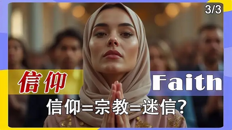 信仰是一种智慧,是个人对理念或超自然力量的坚定相信