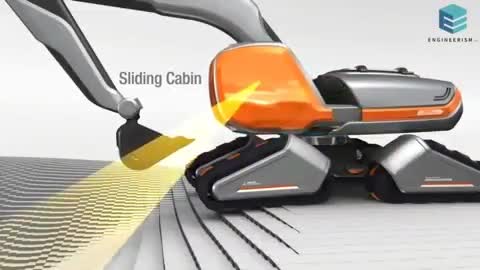 未来施工机械设备的概念设计,越来越像变形金了