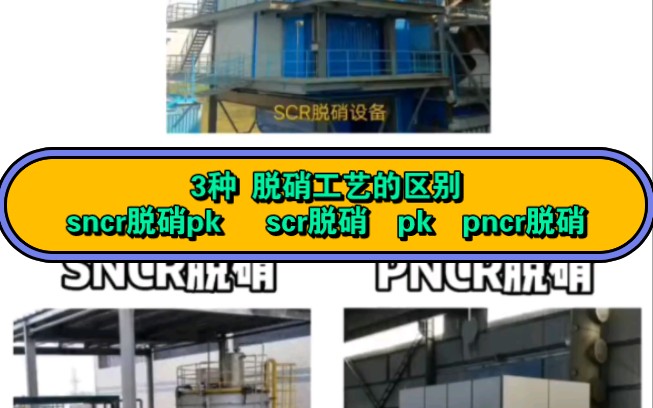 3种脱硝工艺(scr脱硝、sncr脱硝、pncr脱硝)的区别