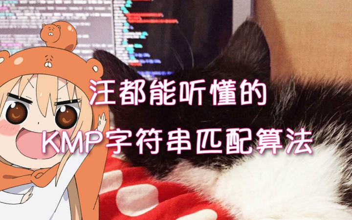 【soso字幕】汪都能听懂的KMP字符串匹配算法【双语字幕】