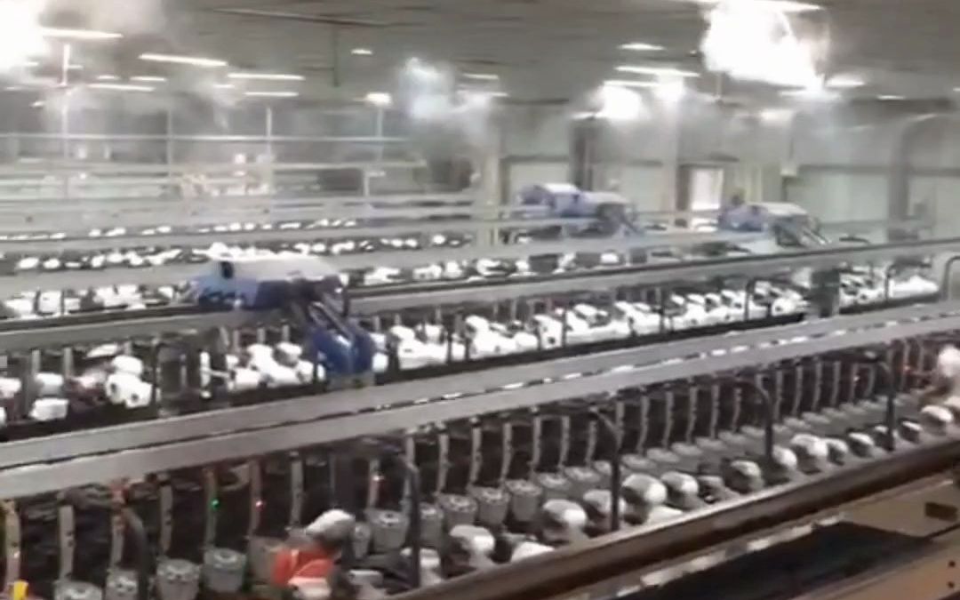 纺织厂加湿器案例|高压微雾加湿器