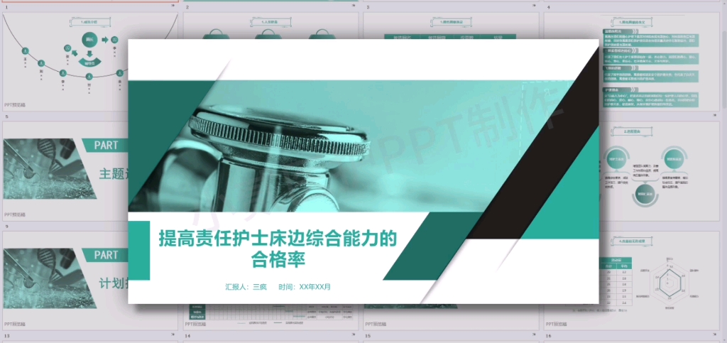 品管圈案例分享,专注医护PPT代做