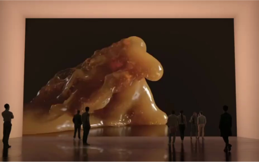 (La Gaite Lyrique)工作室首个大型个展《超级计算机浪漫》中首次展出...