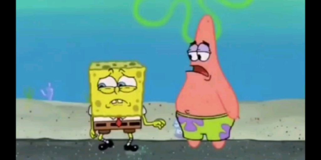 海绵宝宝伤感瞬间,泪目了!