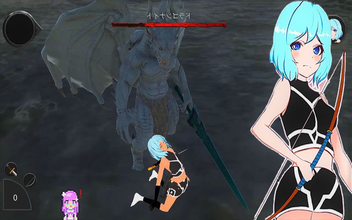 第一关魔龙BOSS劝退-游侠多拉与地下洞窟——【unity】2倍速-第一关...