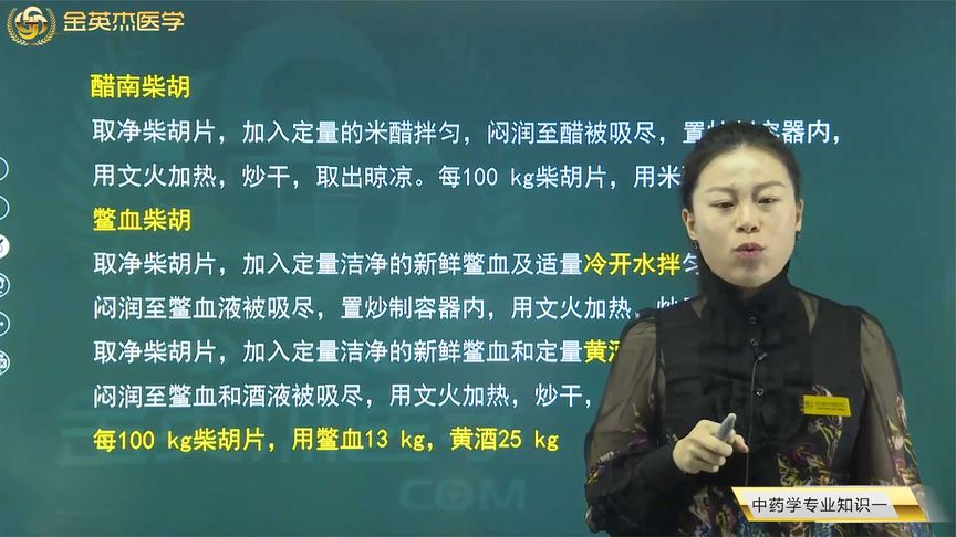 中药炮制:醋炙06醋北柴胡、醋南柴胡、鳖血柴胡的炮制方法和作用