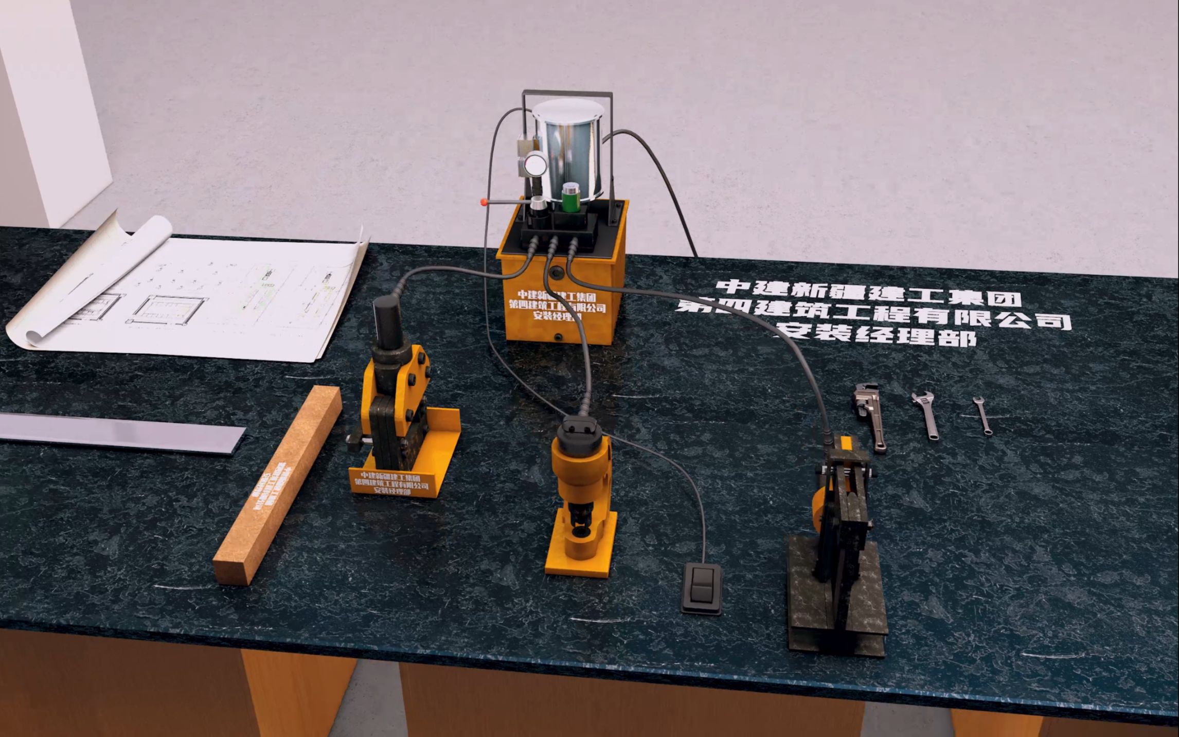 【BIM】【机电安装】民用机场 中心变电站 配电室 接地母线 母线搭接...