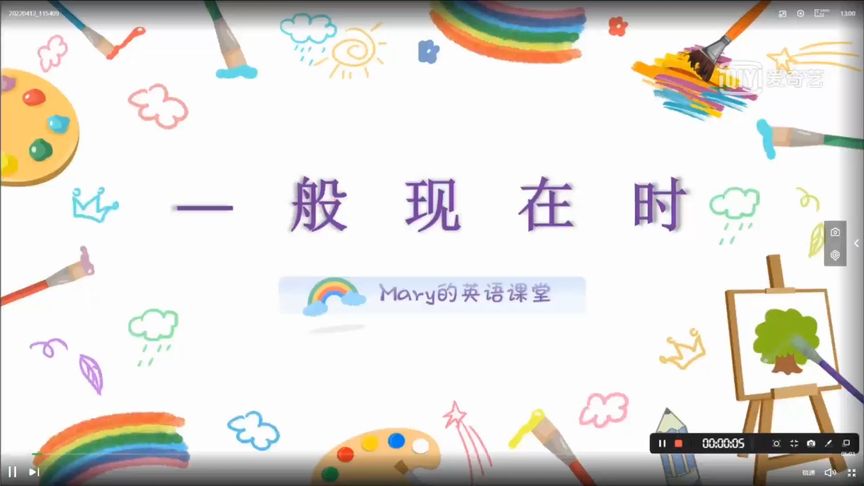 五分钟教会你一般现在时
