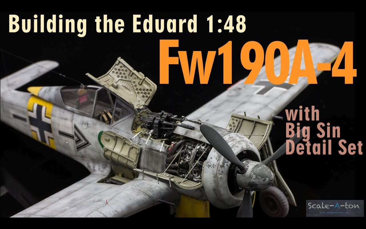 1比48比例Eduard Fw190A-4模型飞机制作教程