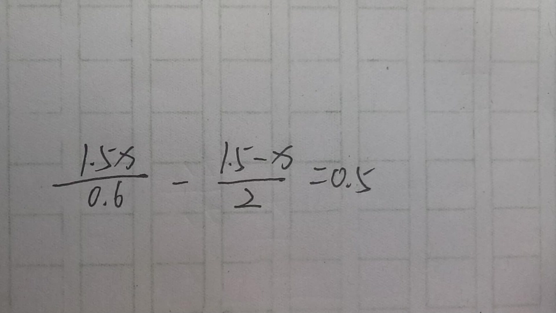 初中数学华师大【解一元一次方程*去分母*分母中含小数】
