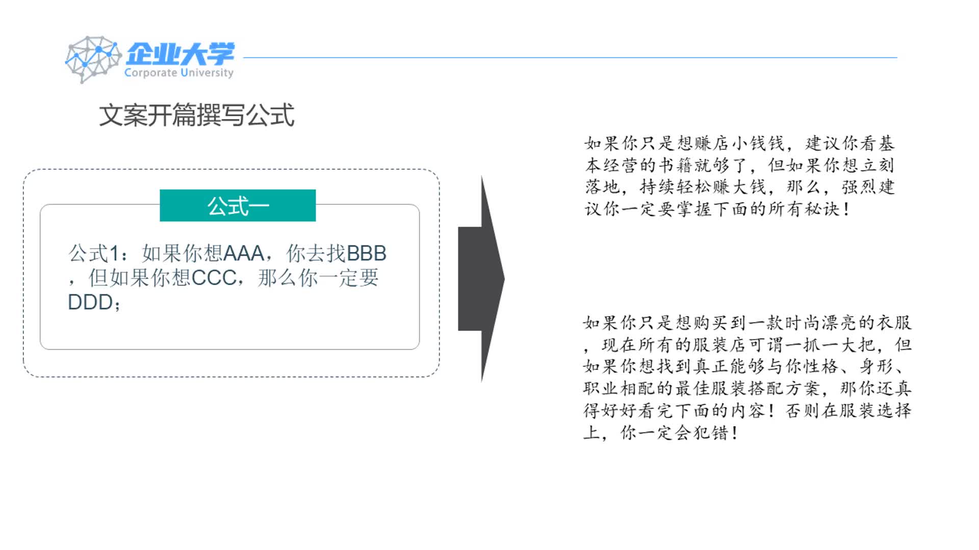 微信营销文案写作的两个万能公式,让你再也不愁写作丨费朝祥老师