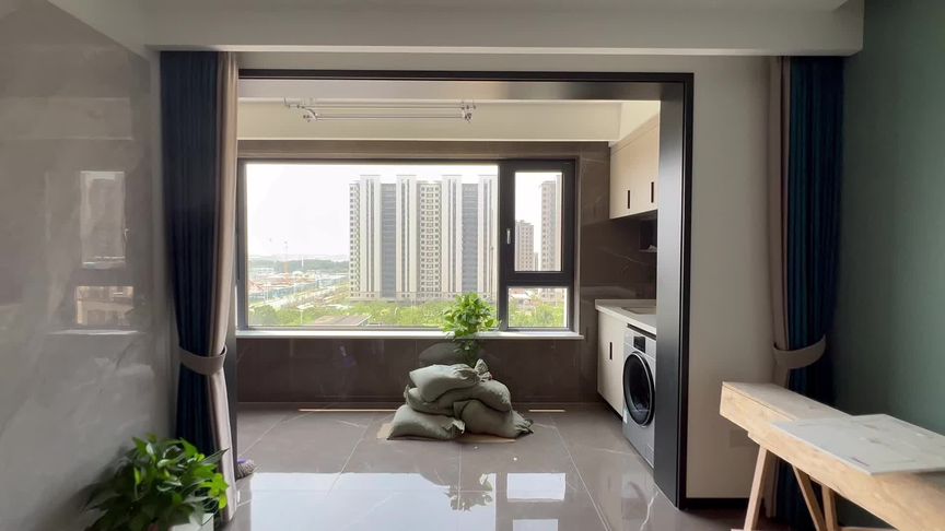 #实景拍摄效果 #现代简约风格#门窗安装效果图 #家的样子 完工ߑ