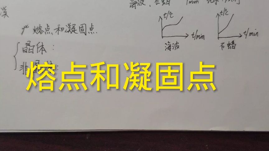 3.2熔点和凝固点