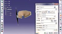 catia v5数字曲面设计创建平面交线12-4-5