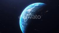 Z2091-7个太空地球旋转动画视频素材素材