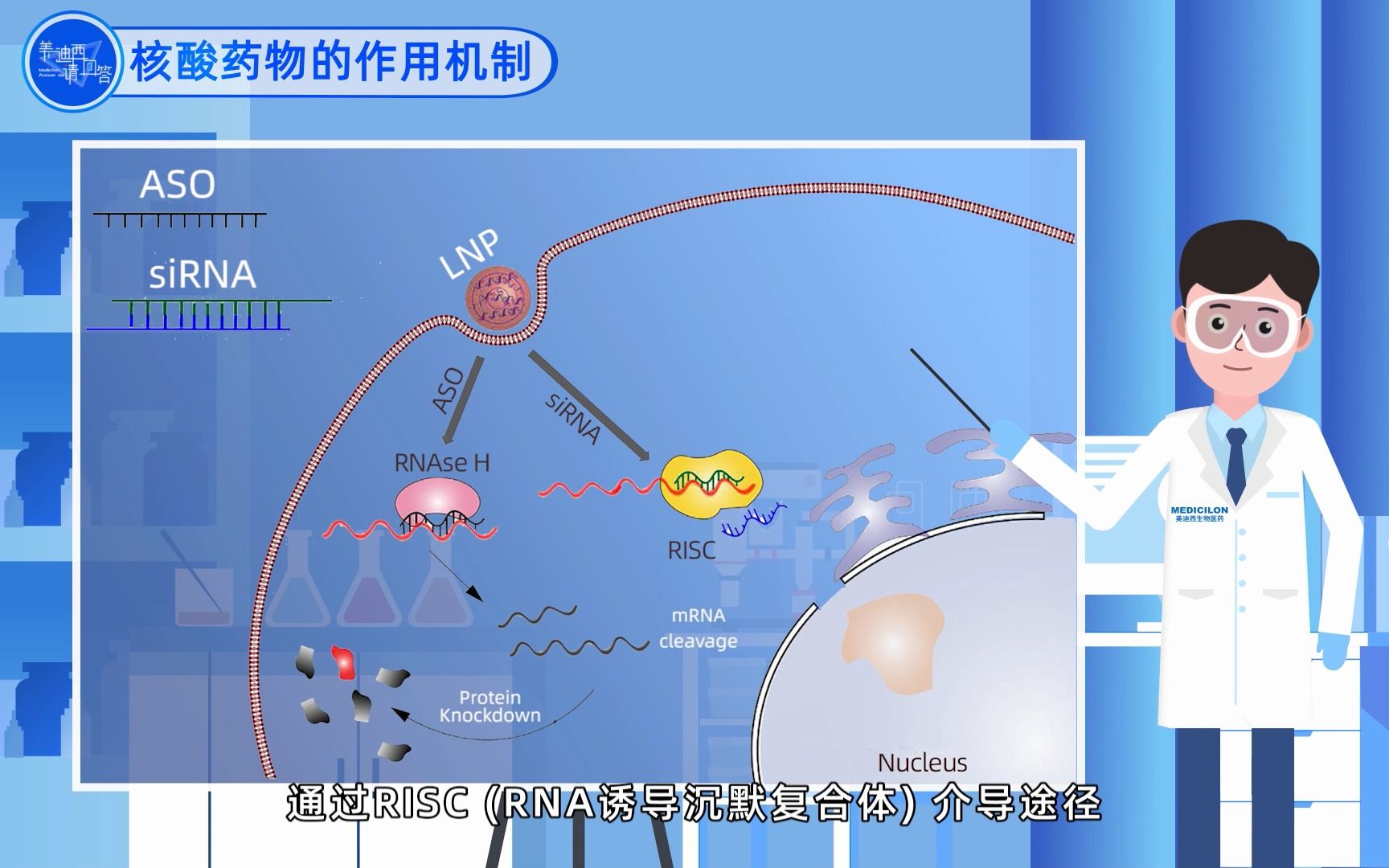【美迪西请回答】核酸药物的作用机制