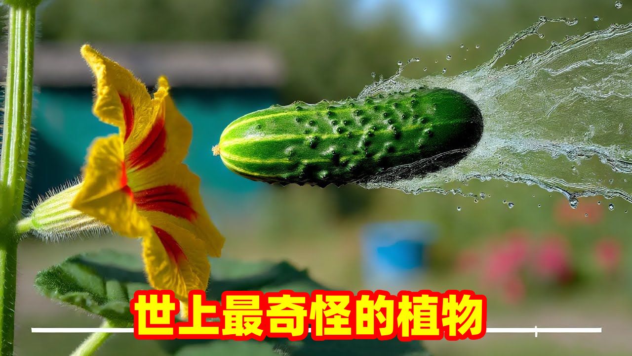最奇怪的植物,一触碰就喷出种子15米远