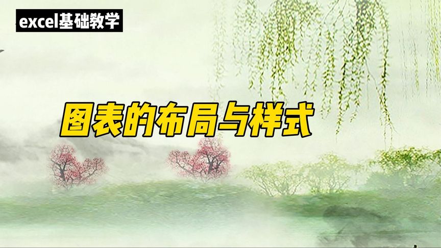 excel图表的布局与样式