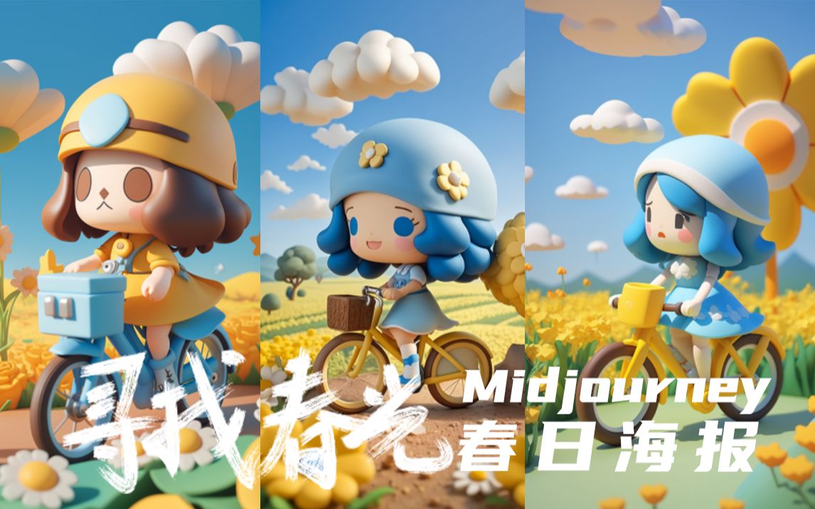 AI绘画 | 这是什么神奇魔法,生成一套海报只需要1分钟