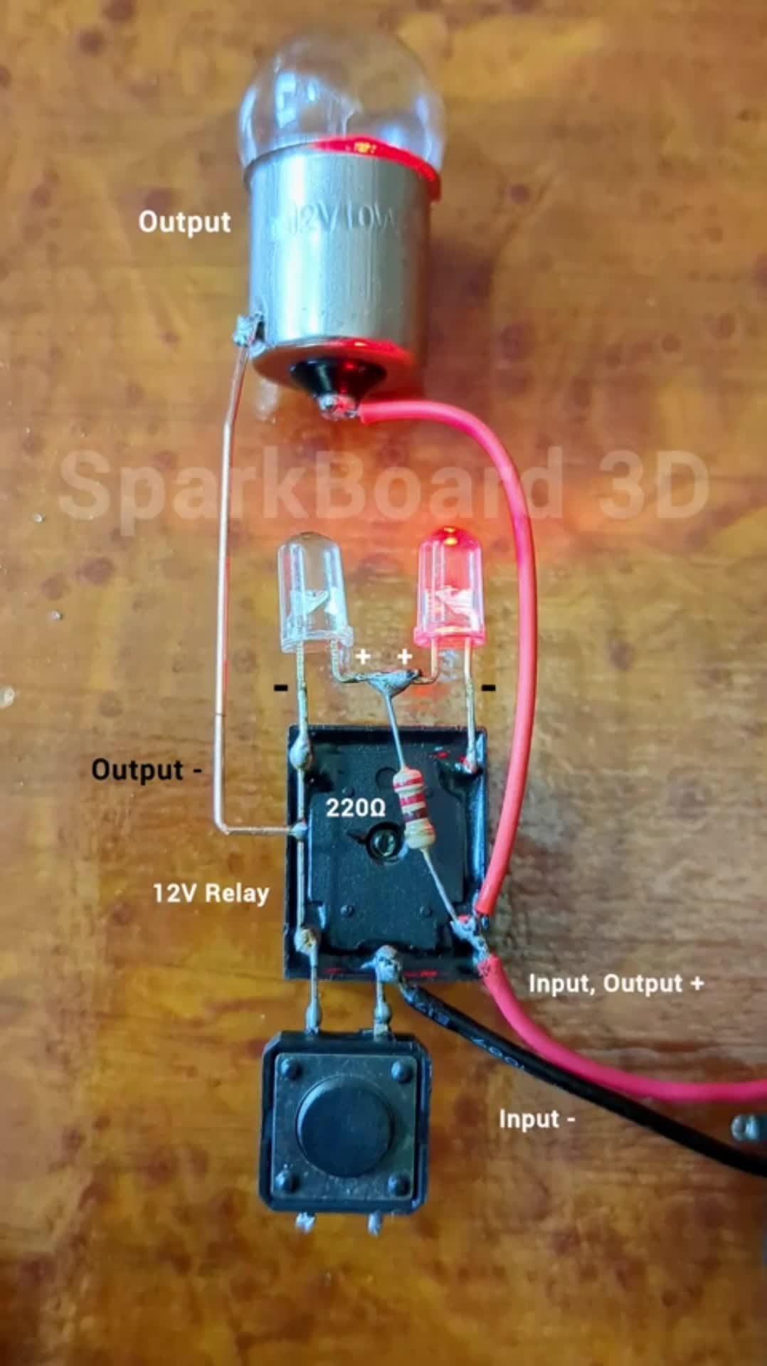 用继电器做一个短路保护电路#电子爱好者 #电子技术 #电子电工 #技术...