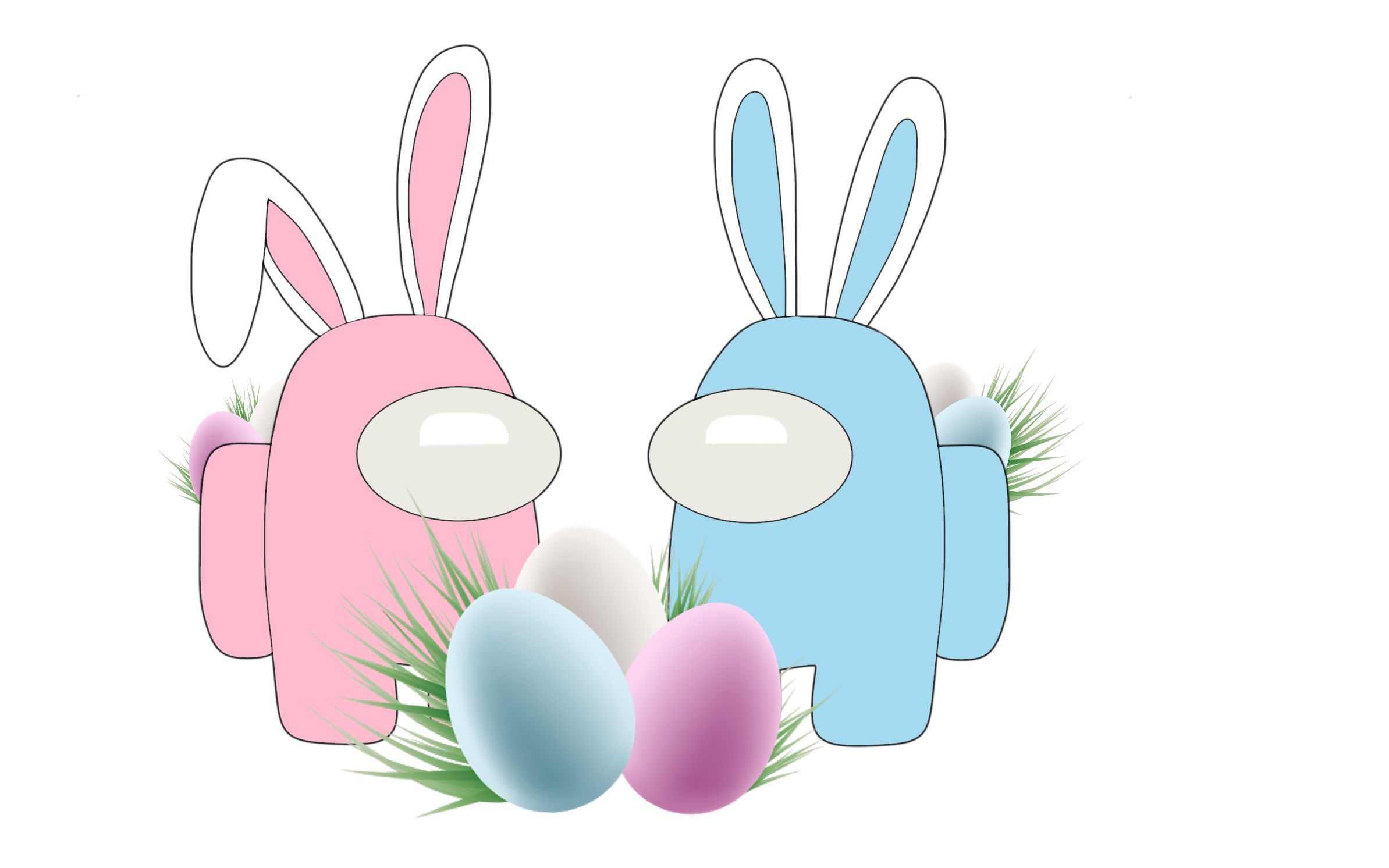 【双语儿童画】复活节ߐ�兔子ߥ�彩蛋~零基础教程(带讲解)