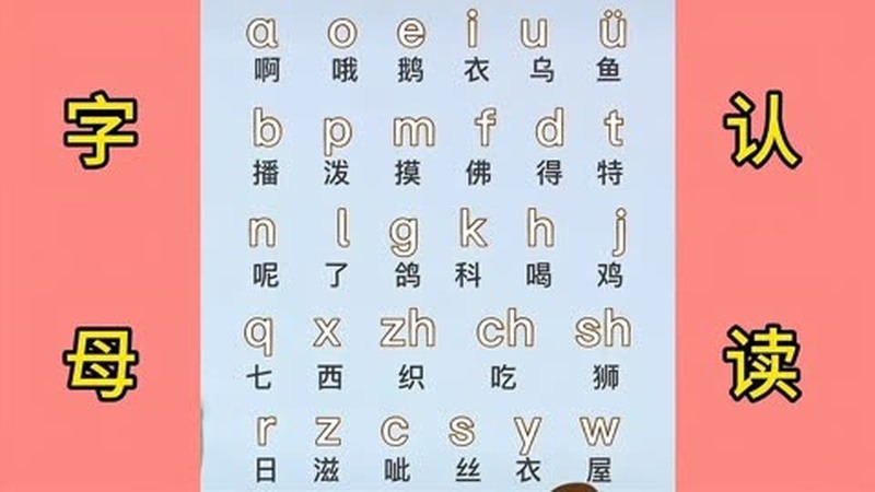 拼音字母表认读课