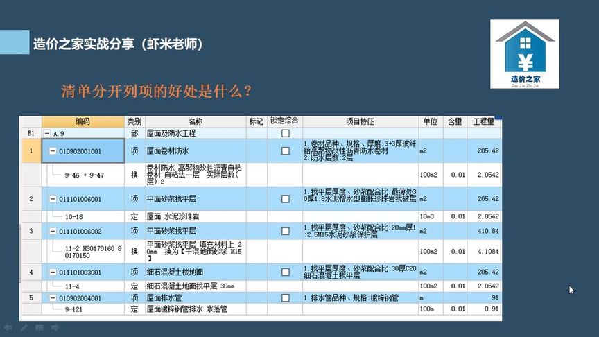 工程造价!清单如何列项,老师傅告诉你,可以给施工单位帮大忙