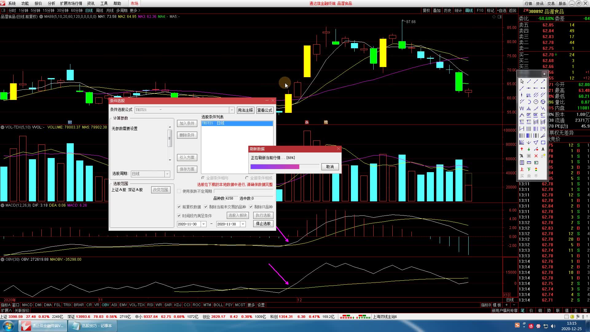 通达信【一箭破军】:进来就送选股方法,选股不再迷茫!附码