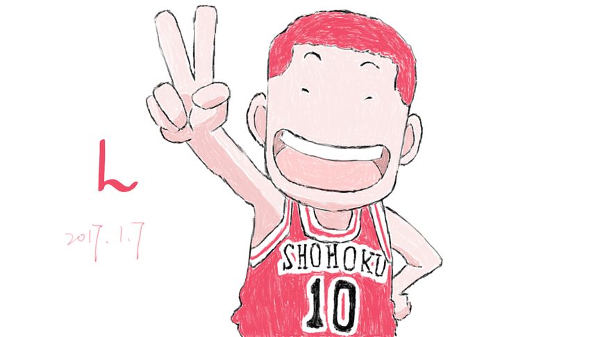 小林老师绘画减压课之童年回忆篇灌篮高手搞笑版樱木花道怎么画上