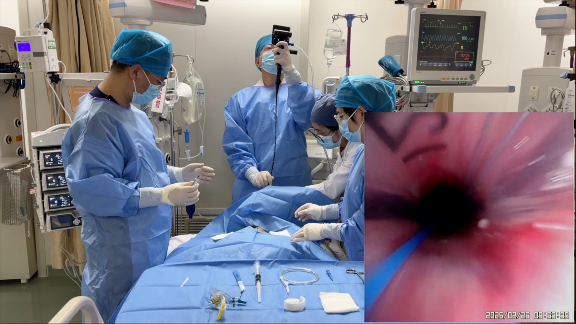 一镜到底～纤支镜下经皮气管切开术教学视频(高清4K)全方位角度操作