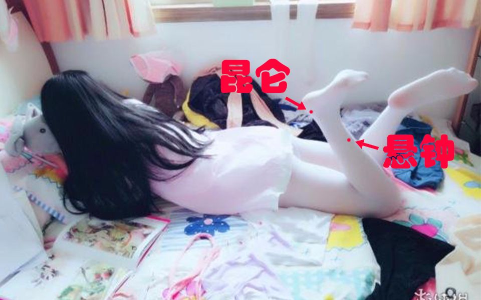 当妹子扭伤脚的时候~试试按压两个穴位!【实用穴位分享】