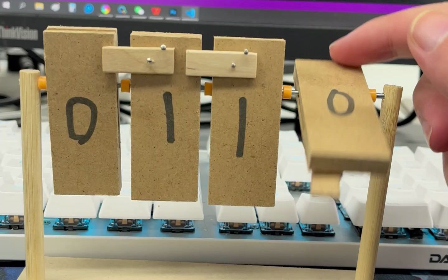 短短十几秒让你看懂二进制的计算方法