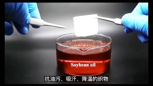 哈工大《AFM》封面论文:兼具抗油污性、吸汗、降温特性的全新织物