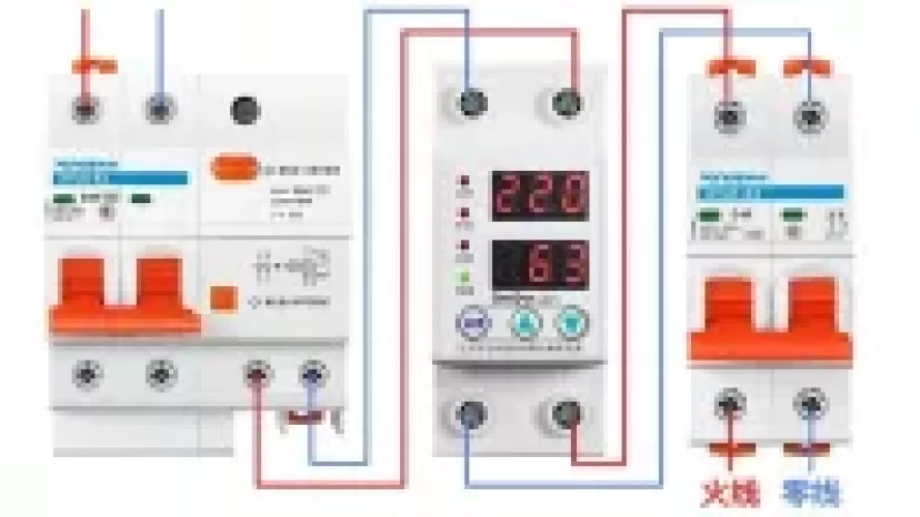 家里电压220V,有时候飚到240V,加了这个元件,再不用担心烧电器