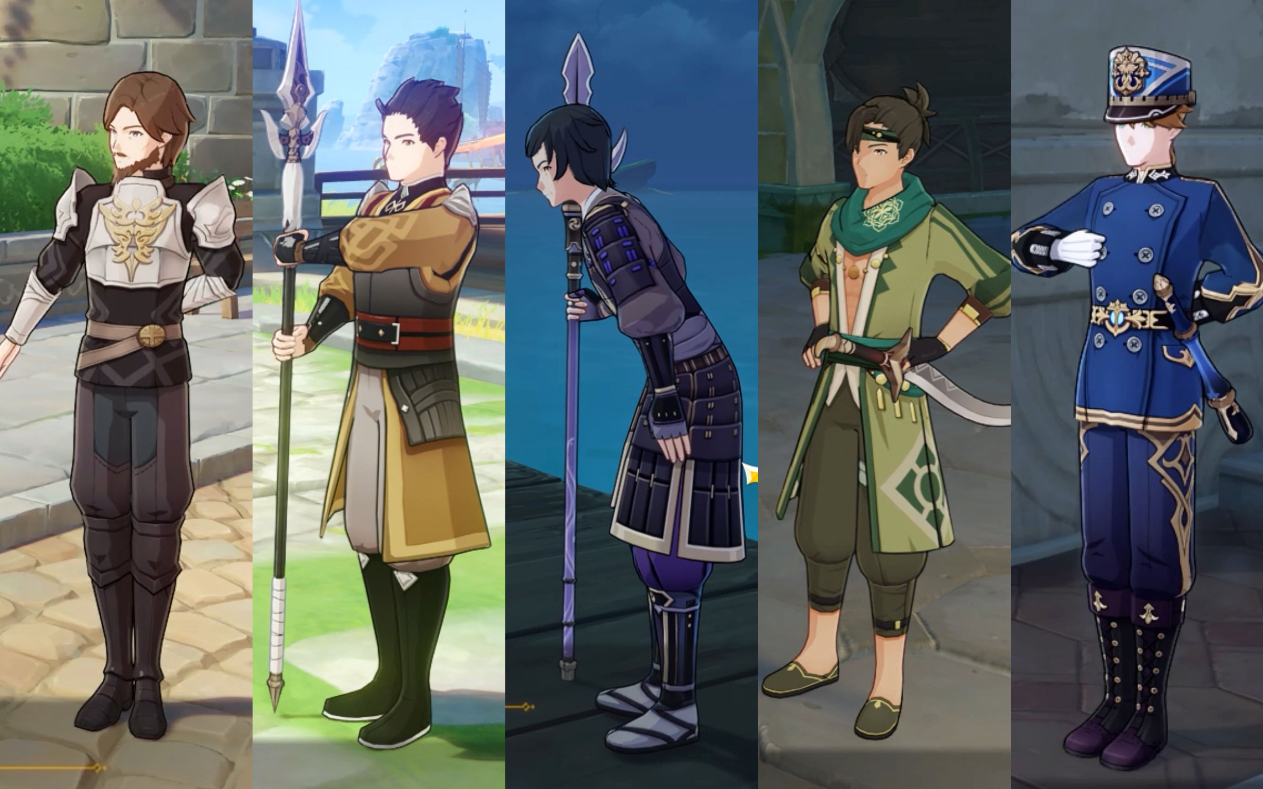【原神·细节】五国士兵打招呼姿势对比,枫丹特色是「?」