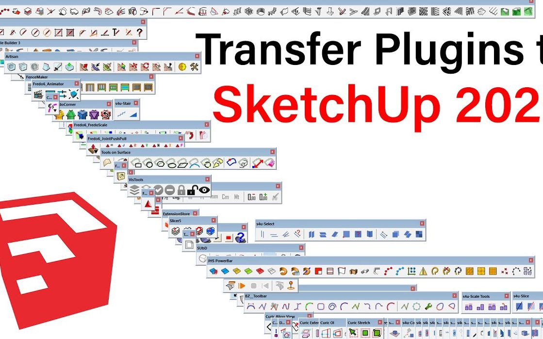 如何将插件从SketchUp 2019转移到SketchUp 2020