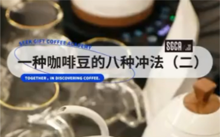 一种咖啡豆的八种冲法二