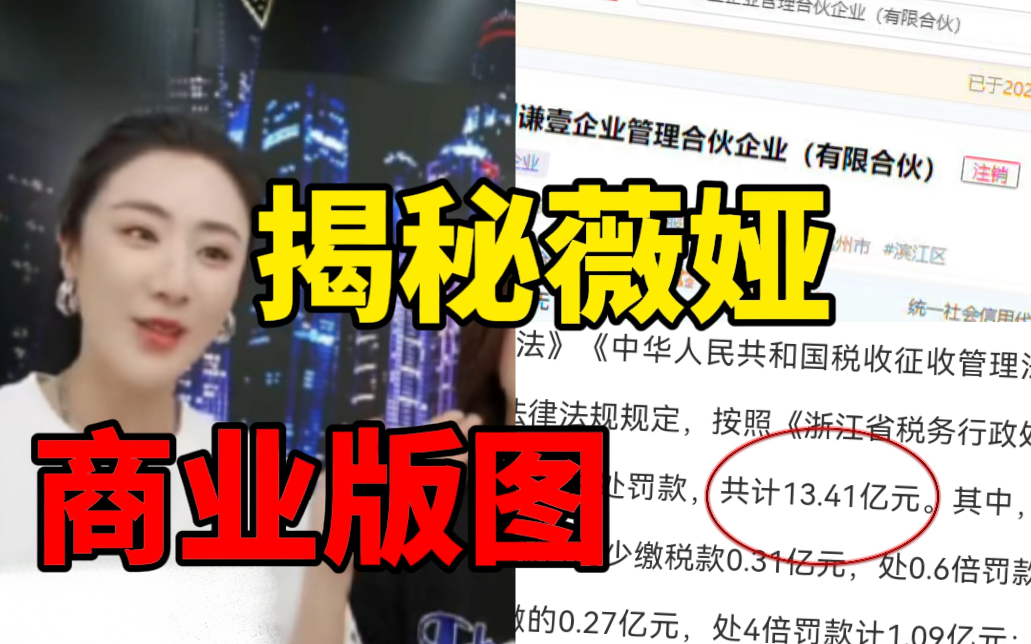 薇娅偷逃税被罚13.41亿元!揭秘薇娅商业版图