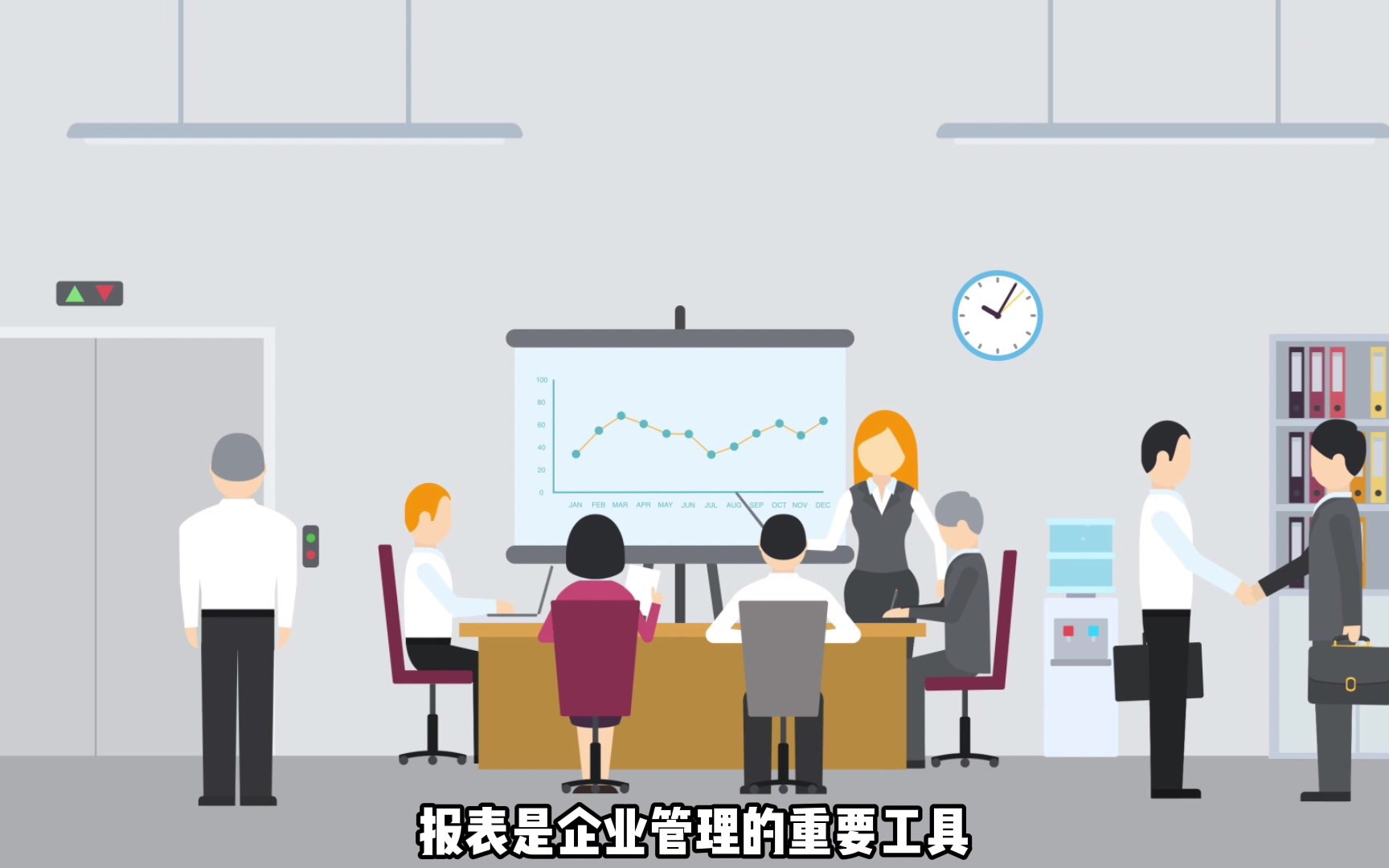 智慧报表系统推广动画