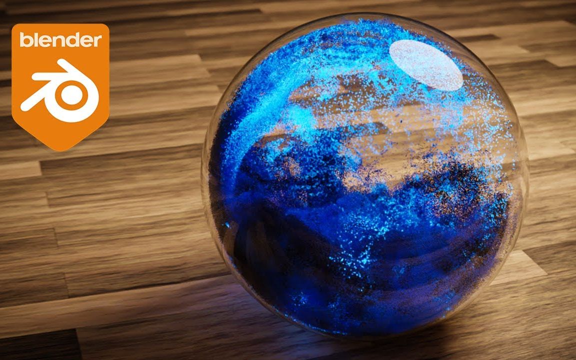 Blender 制作满意的流体粒子动画教程