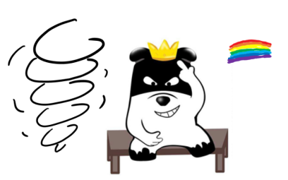 来,左边跟我一起画个龙~卷风